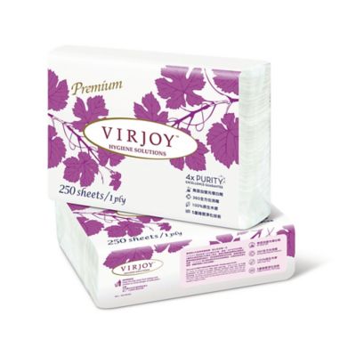 Virjoy Premium M-fold Hand Towel - Pack of 250 Sheets