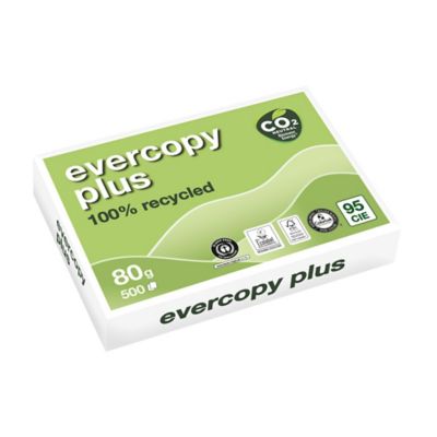 Evercopy Plus Recycled Paper A4 80 gsm White - 1 Ream of 500 Sheets