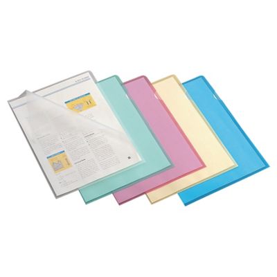 Lyreco L-mappen, A4, PP 11/100e, assorti kleuren, per 100 zichtmappen