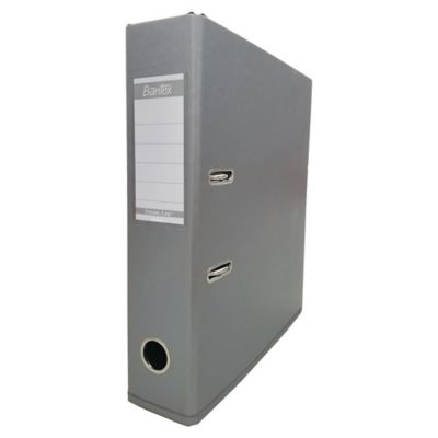 Bantex PVC Lever Arch File A4 3 inch Silver