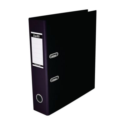 Bantex PVC Lever Arch File A4 3 inch Black