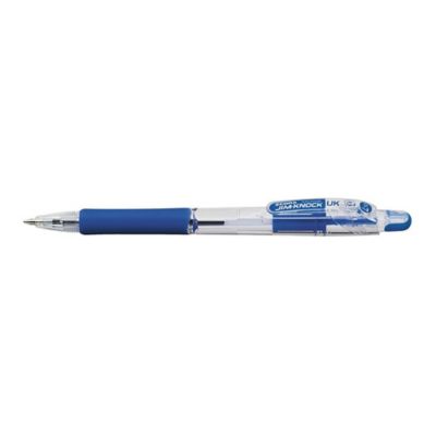 Zebra Jim Knock Retractable Ball Pen 0.7mm Blue
