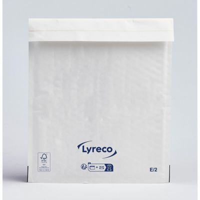 Lyreco White Bubble Envelope 220 X 260Mm E/2 - Pack Of 100