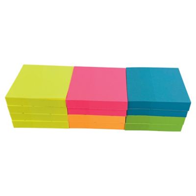 Lyreco Premium Sticky Notes 50x50mm Summer Colour - Pack of 12