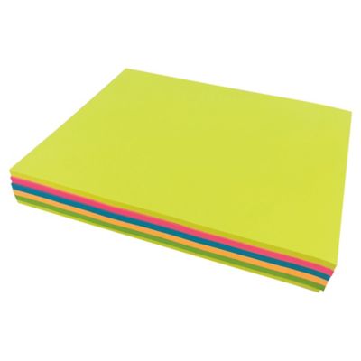 Lyreco Premium Sticky Notes 200x150mm Summer Colour - Pack of 6