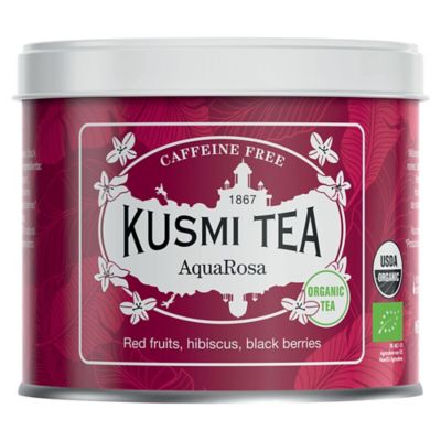 Infusion bio sans théine Kusmi Tea AquaRosa - boîte de 100 g