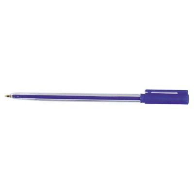 Micron Ball Point Blue Stick Pens 0.7mm Line Width - Box of 50