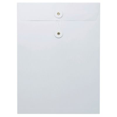 White Envelope with String 9 x 12 inch (A4)