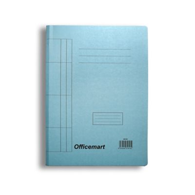 F4 Paper File with Fastener Blue