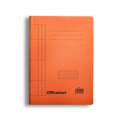 F4 Paper File with Fastener Orange