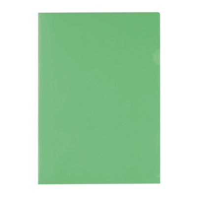 E310 Plastic Folder A4 Green - Pack of 12