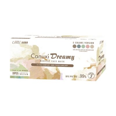 Canuxi ASTM Level 3 Dreamy 3-ply Disposable Mask Individual Pack - Box ...