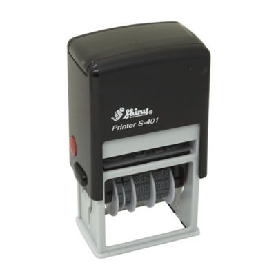 Shiny S-401 PAID Self-Inking Dater Stamp 2-colour