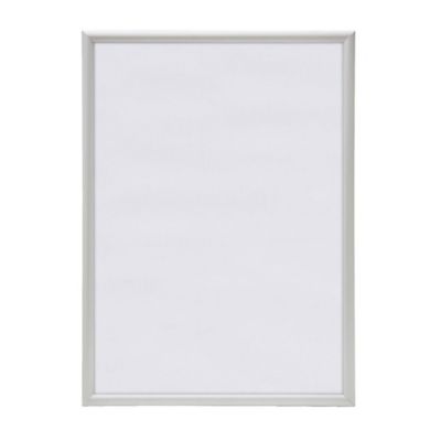 SHOPWORX Waterproof Snap Frame - A4 Silver