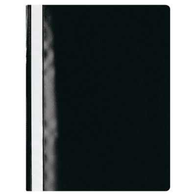 Lyreco Budget Black A4 Project Files 25 Sheet Capacity - Pack of 25