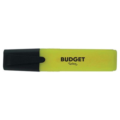 Highlighter, Lyreco Budget, gul