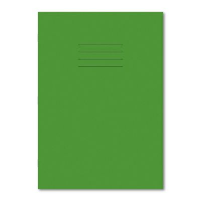 Exercise Book 10mm Squared 64 Pages A4 Light Green - Box of 50