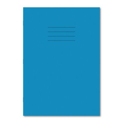 Exercise Book 8mm Ruled 80 Pages A4 Light Blue - Box of 50