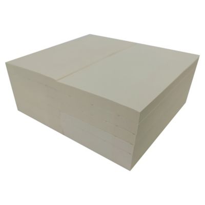 Notes recyclées Lyreco, 125 x 75 mm, jaunes, 100 feuilles, le paquet de ...