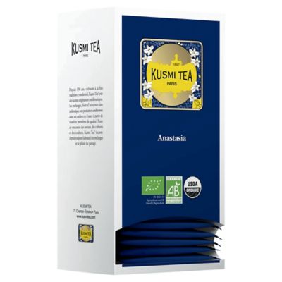 Thé noir Earl Grey bio Kusmi Tea Anastasia - 25 sachets cristal