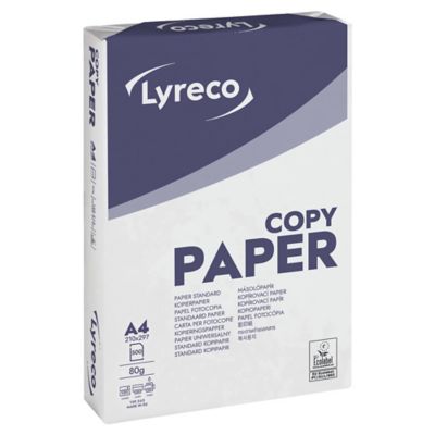 Lyreco Budget white paper A4 80g - 1 box = 5 reams of 500 sheets
