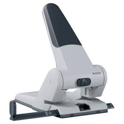 Leitz Heavy-Duty 2 Hole Puncher silver - 63 Sheets Capacity