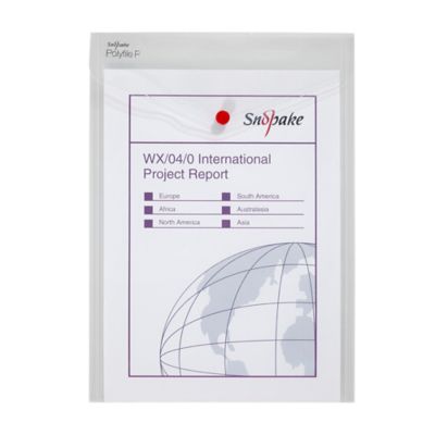 Snopake Polyfile P A4 Clear