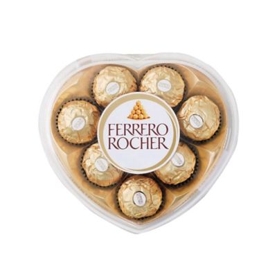 FERRERO ROCHER T8 CHOCOLATES HEART 100G