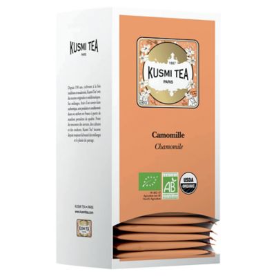 Kusmi Tea Bio kamille thee, doos van 25 theezakjes