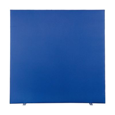 HS1 Straight Floor Screen, PVC Trim - Blue