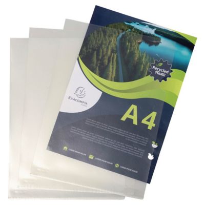 Exacompta Sichthülle 58320E, recycled, PP, A4, 100 Stück