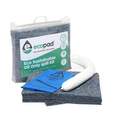 Ecospill 15L Oil Only Spill Response Kit - Clip-top Carrier