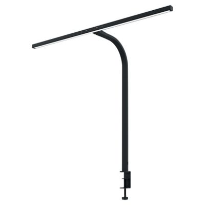 LED table lamp Unilux Strata, with clamp, dimmable, black