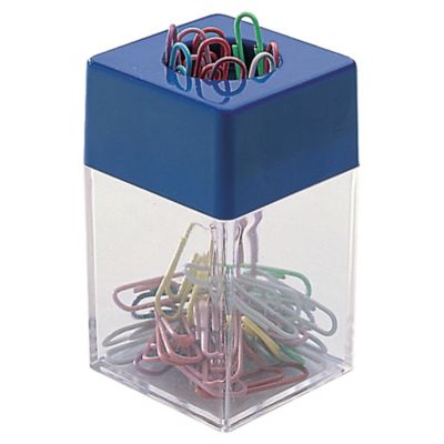 Paper Clip Dispenser With Magnetic Rim - 70 X 43 X 43mm