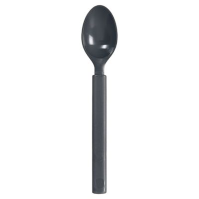 Reusable Spoon PP 17cm Dark Grey, Pack of 100