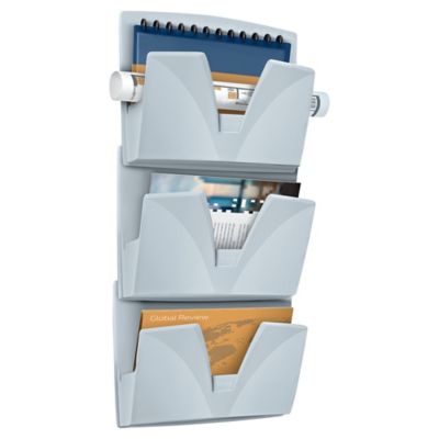 Lyreco Wall Rack Light Grey