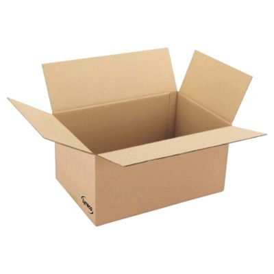 Lyreco Cardboard Box Double-wall 250X180X140mm, Pack of 20
