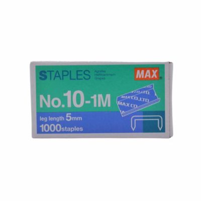 MAX No.10 (10-1M) Staples - Box of 1000