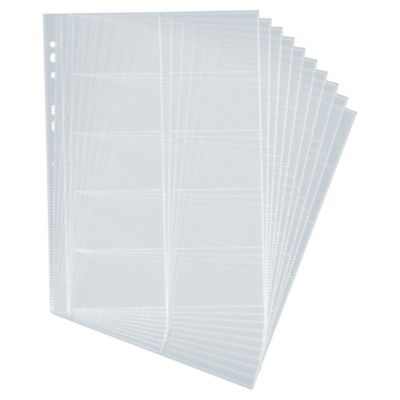 Recarga de 10 micas porta-cartões Durable Visifix Centium - 200 cartões