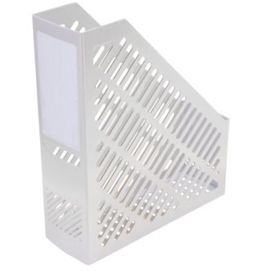 A4 Magazine File White