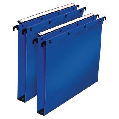 Elba Polypro Suspension Files A4 Blue 30mm Base Heavy Duty - Box of 10