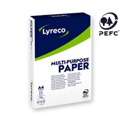 Lyreco A4 White Paper 70gsm - Ream of 500 Sheets