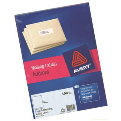 Avery L7656-100 Laser Label 46 x 11.1mm - Box of 8400 Labels