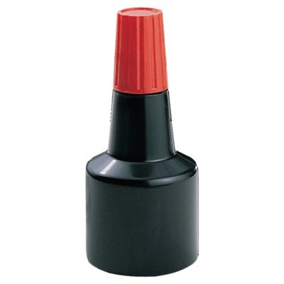 Dormy Replacement Stamp Pad Ink Bottle Red 28ml