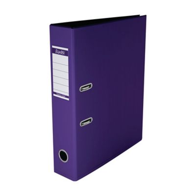 Bantex PVC Lever Arch File F4 3 inch Lilac