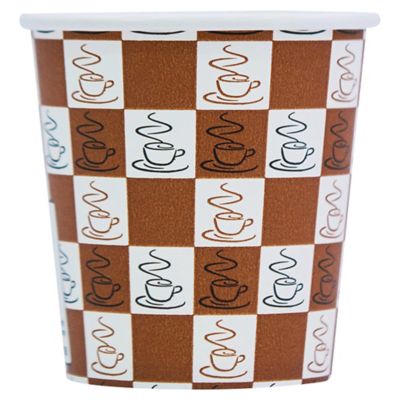 Quick Cups Brown Paper Coffee Cup 120ml - Pack of 80