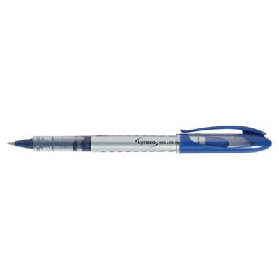 Lyreco Liquid Ink Rollerball Pen Fine Blue