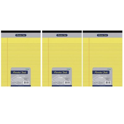 FORMTEC REGAL PAD A4 YELLOW 3SET