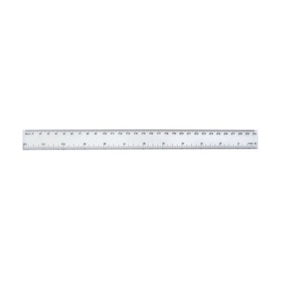 Shatterproof Ruler 30cm / 12 Inches Clear