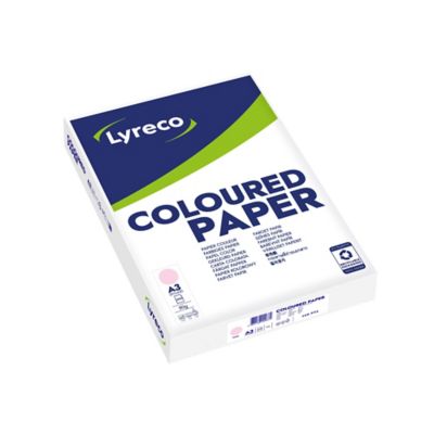 Lyreco Paper A3 80 gsm Pink Ream of 500 Sheets